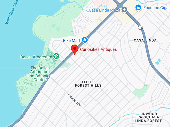 16. curiosities antiques map