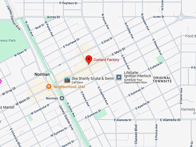 16. custard factory map