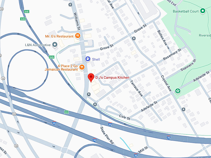 d j's campus kitchen map