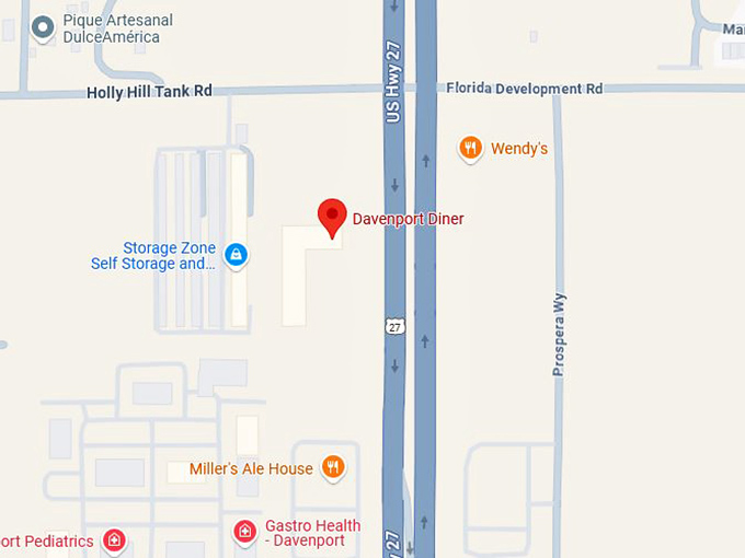 16. davenport diner map