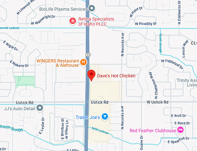 16. dave's hot chicken map