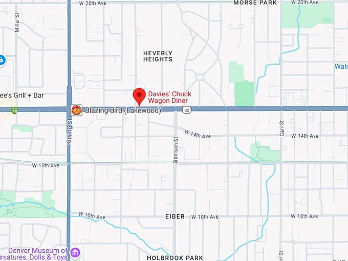 16. davies' chuck wagon diner map