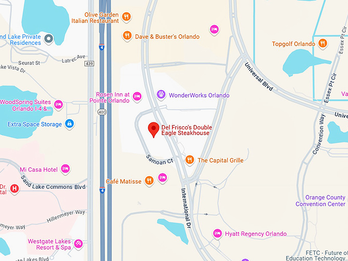 16. del frisco's double eagle steakhouse map