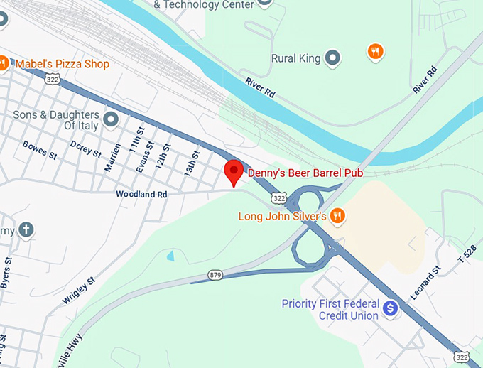 16. denny's beer barrel pub map