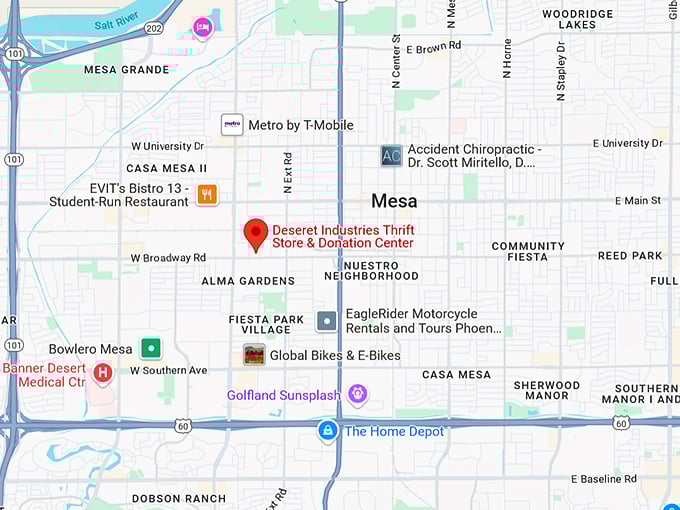 16. deseret industries thrift store & donation center map