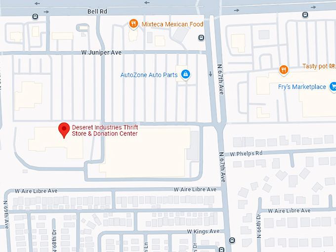 16. deseret industries thrift store & donation center map
