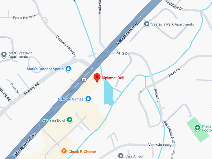 Where: 1425 Montgomery Hwy, Vestavia Hills, AL 35216