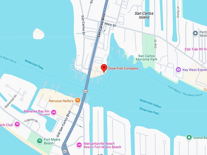 16. dixie fish company map