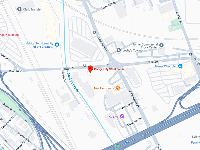 16. dodge city steakhouse map