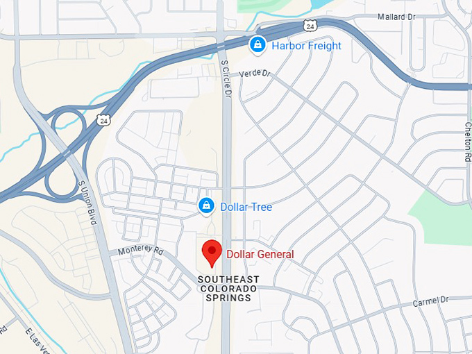 16. dollar general (1736 s circle dr) map
