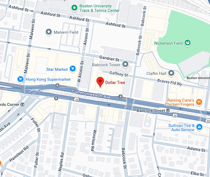 Where: 1041 Commonwealth Ave, Boston, MA 02215