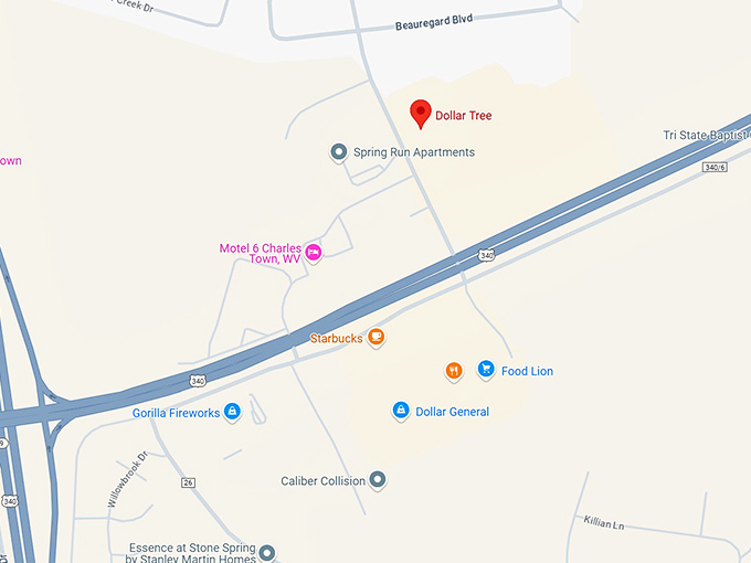 16. dollar tree (166 patrick henry way) map