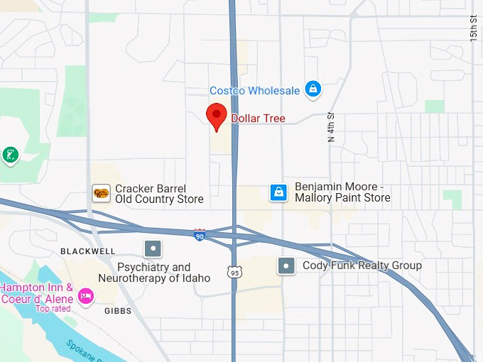 16. dollar tree (406 w neider ave) map