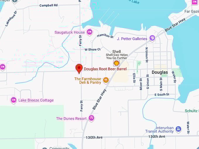16. douglas root beer barrel map