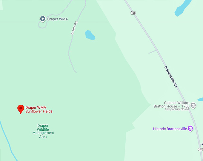 16. draper wma sunflower fields map