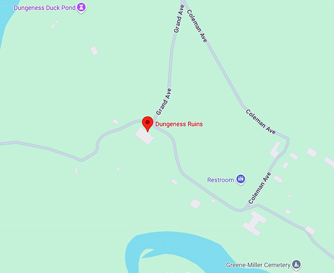 16. dungeness ruins map