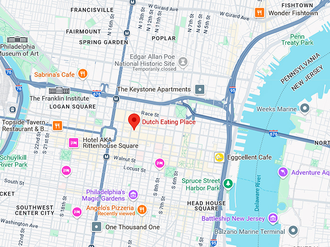 dutch eating place map