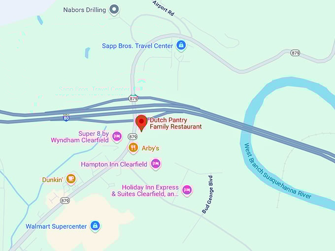 16. dutch pantry family restaurant map