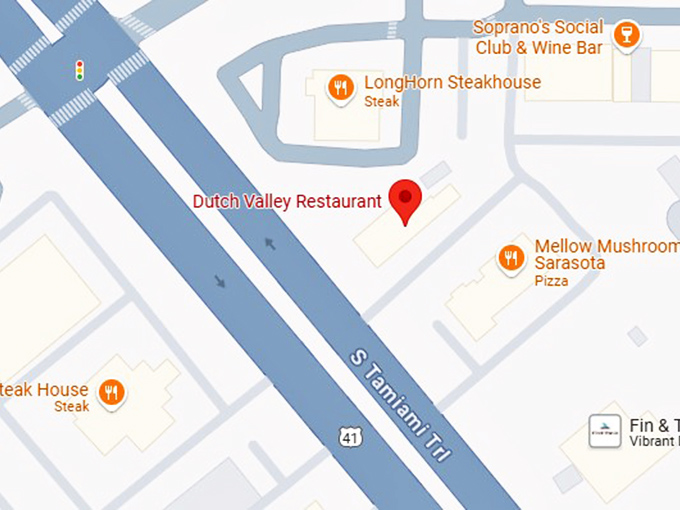 16. dutch valley restaurant map