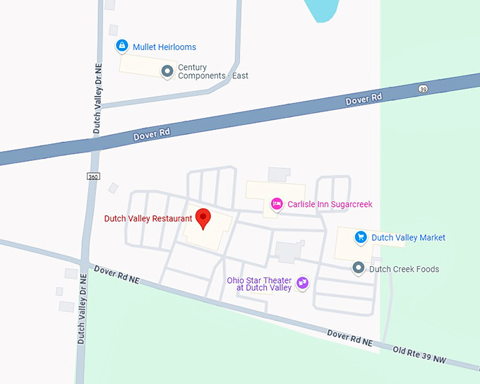 16. dutch valley restaurant map