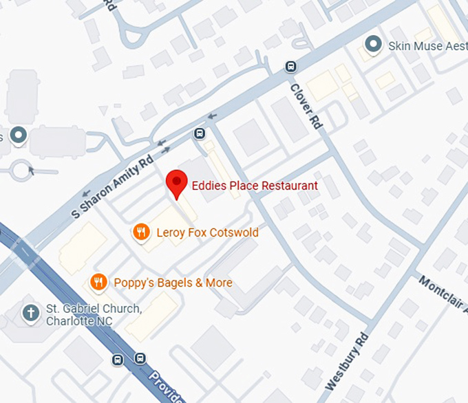 16. eddies place restaurant map