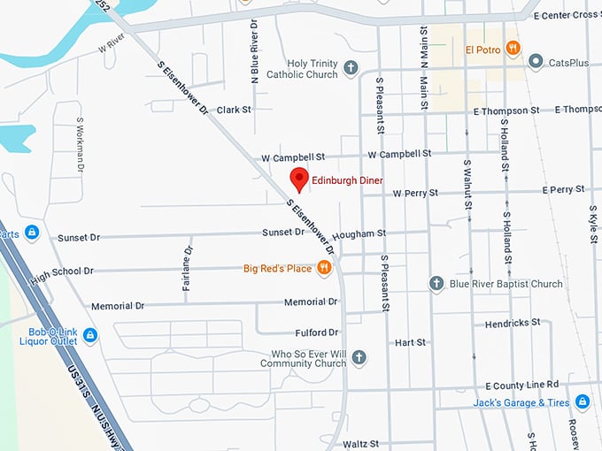 16. edinburgh diner map