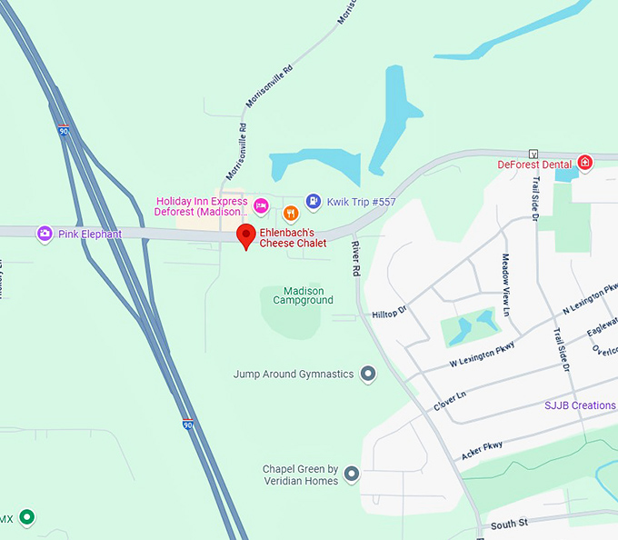 16. ehlenbach's cheese chalet inc map