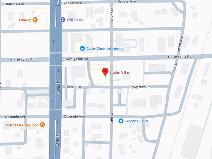 16. eischen's bar map