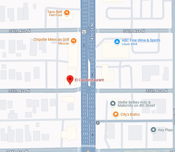 16. el cap restaurant map