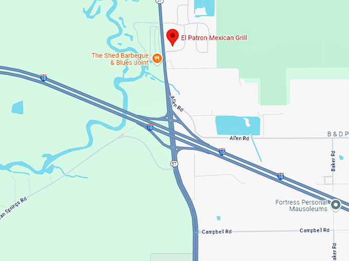 el patron mexican grill map