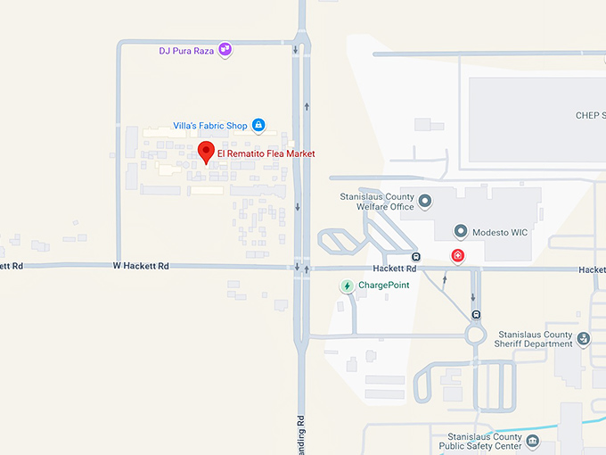 16. el rematito flea market map