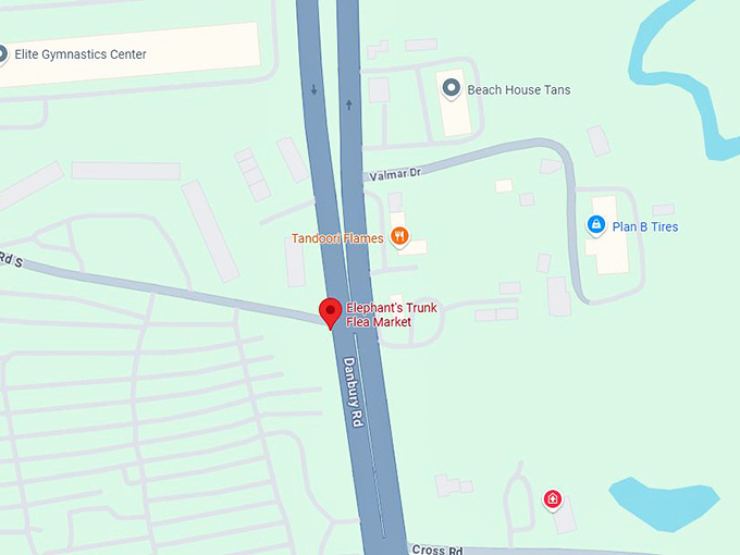 16. elephant's trunk flea market map