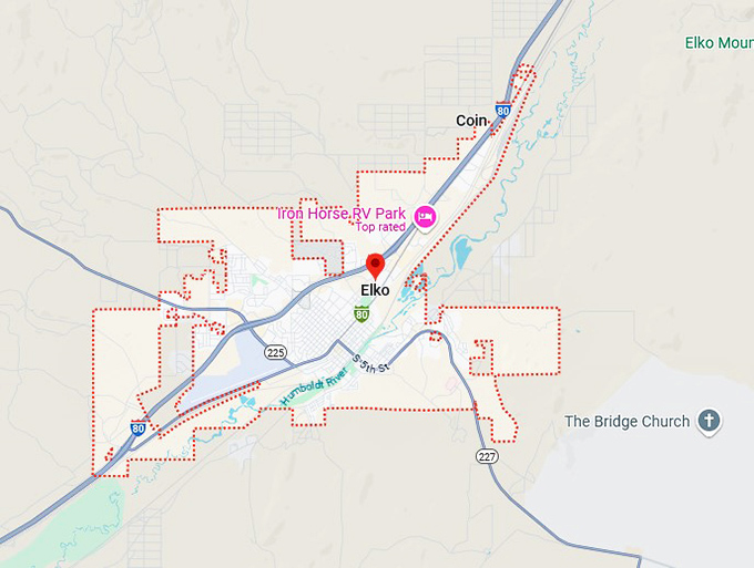 16. elko map
