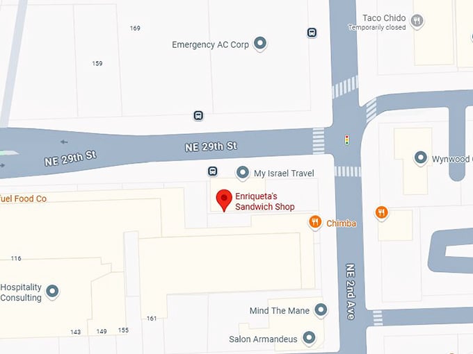 16. enriqueta's sandwich shop map
