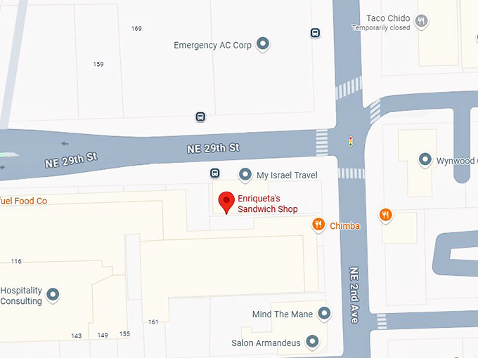 16. enriqueta's sandwich shop map