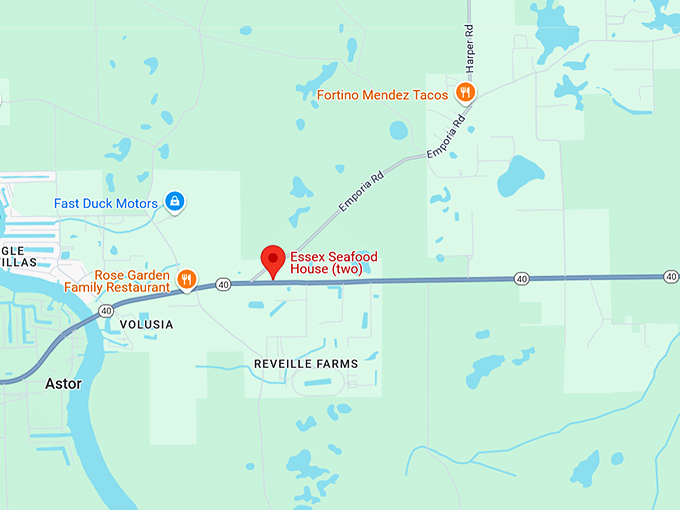 essex seafood house (two) map