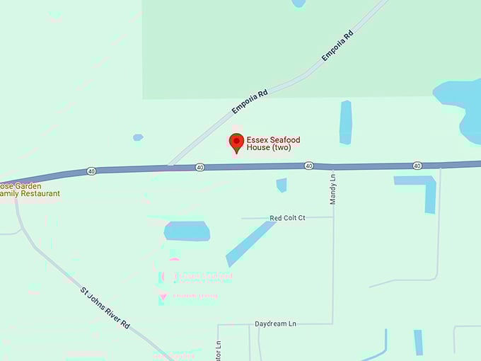 16. essex seafood house (two) map