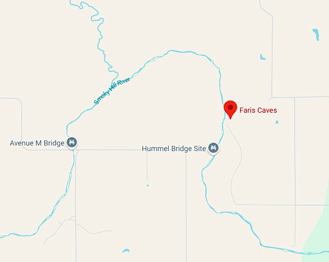 16. faris caves map