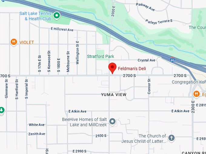 16. feldman's deli map