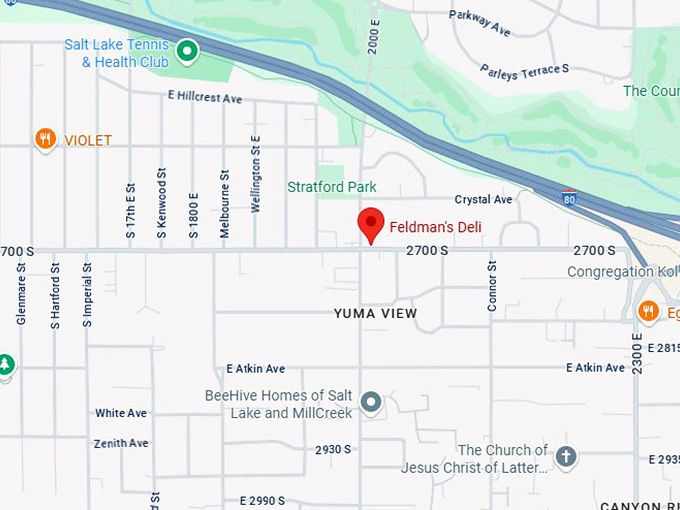 16. feldman's deli map