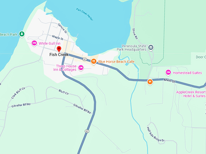16. fish creek map