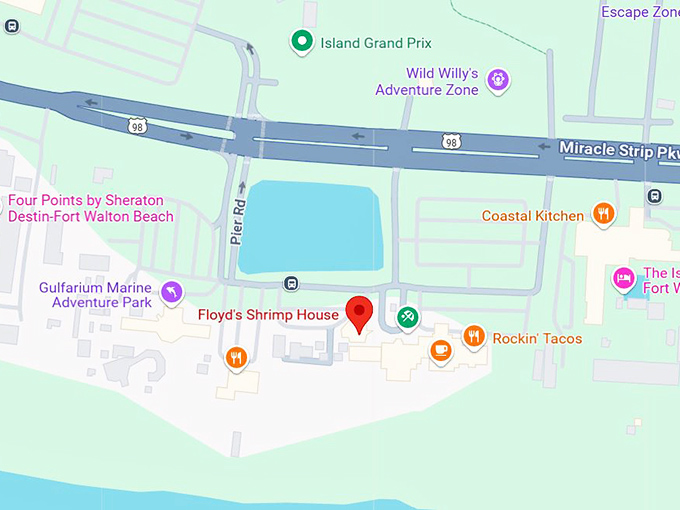 16. floyd's shrimp house map