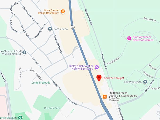 16. food for thought map