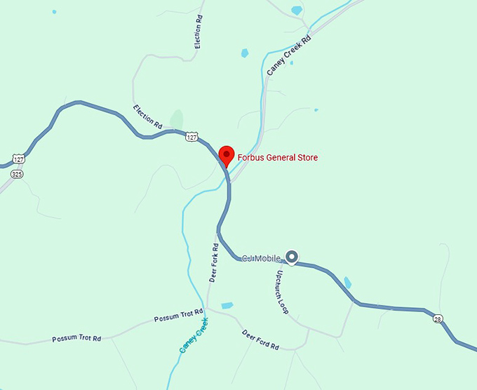 16. forbus general store map