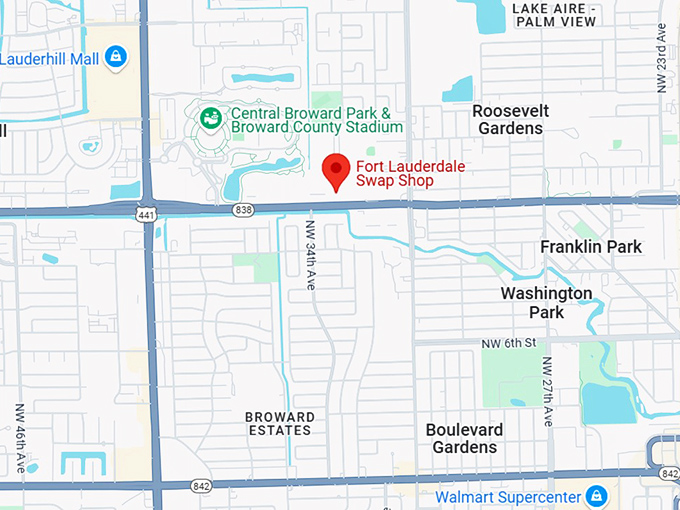 16. fort lauderdale swap shop map