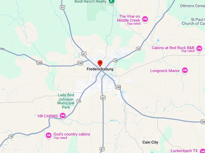 16. fredericksburg map