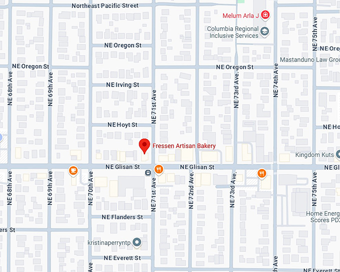 16. fressen artisan bakery map