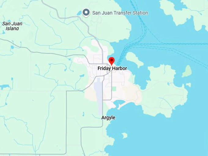 friday harbor wa map