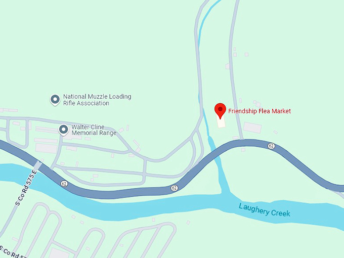 16. friendship flea market map