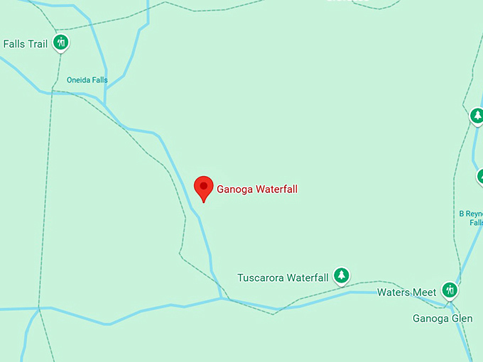 16. ganoga waterfall map